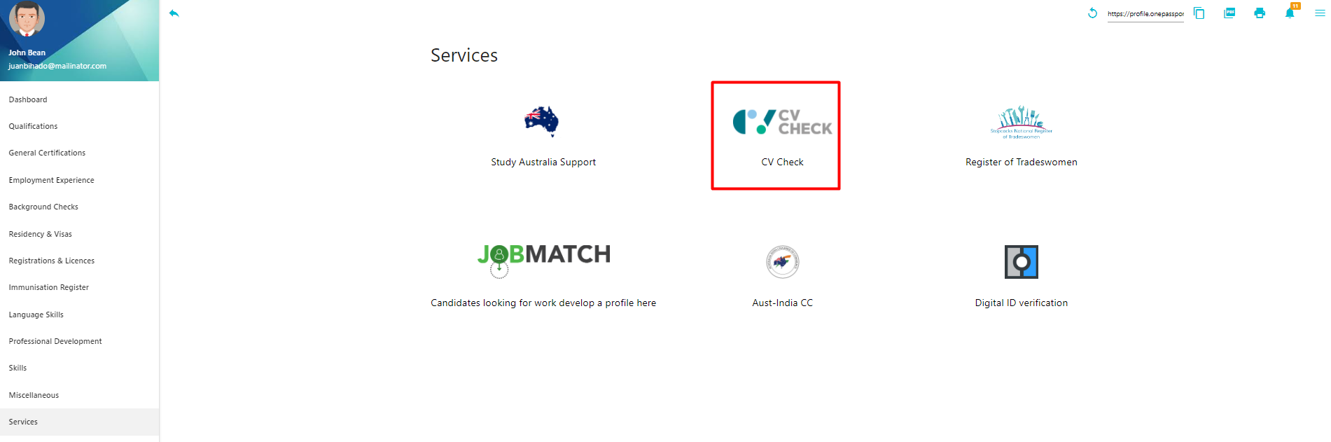 Ordering Background Check via CVCheck in OnePassport (Updated) – OnePassport