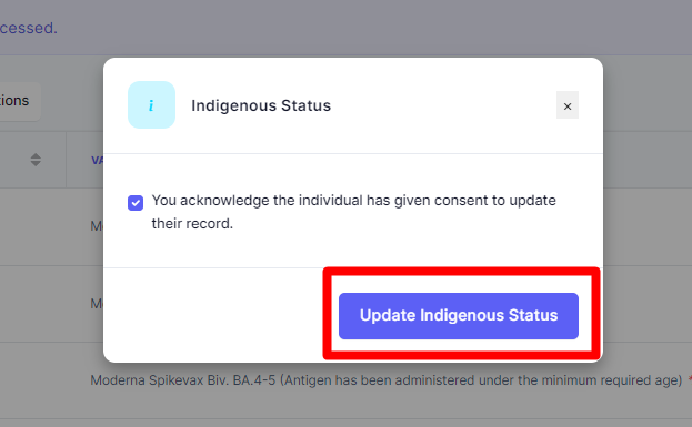 Updating Individual Indigenous Status – OnePassport